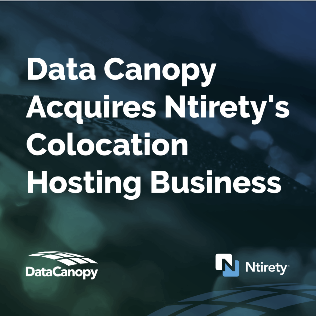 Ntirety Sells Colocation Data Center Hosting Business to Data Canopy, an Intelishift Company ...